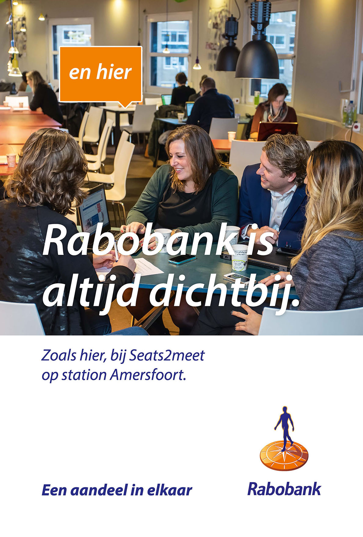 Reclamefotografie voor de Rabobank 'En Hier' marketingcampagne ...